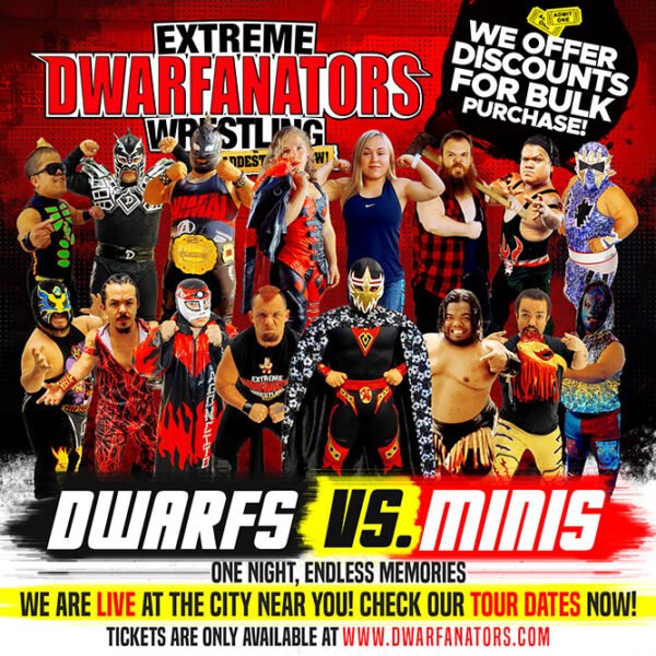 Get Your Tickets Now: Voted the BEST Midget Wrestling Show of all time!